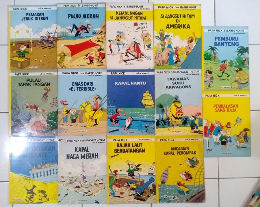 komik papa nick set 14 buku - aya media, Buku & Alat Tulis, Komik dan ...