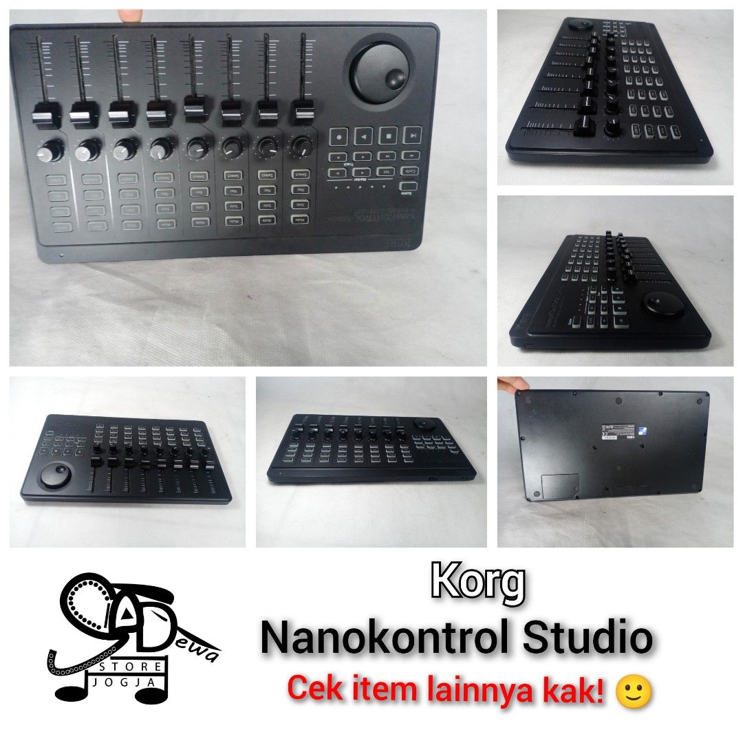 KORG NANOKONTROL STUDIO CONTROL SURFACE DAW CONTROLLER MIXER DIGITAL, Musik & Media, Alat di ...