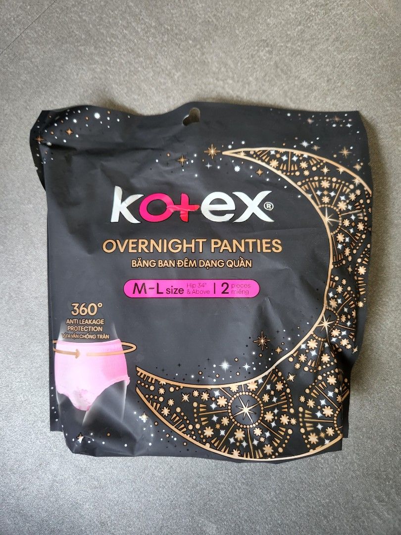 KOTEX OVERNIGHT PANTIES, Beauty & Personal Care, Sanitary Hygiene on ...