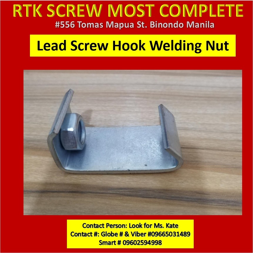 Lead Screw Hook Welding Nut, Commercial & Industrial, Construction ...