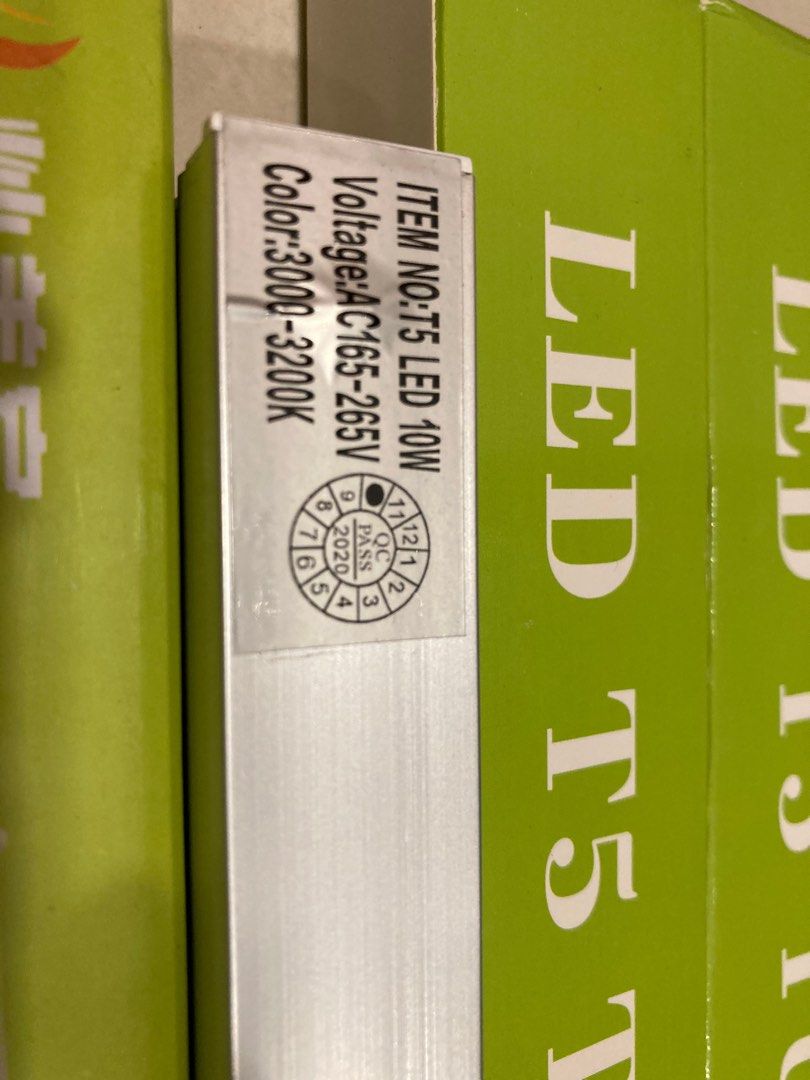 Led Tube Light T5 600mm Warm White Light 10w 3000k, Furniture & Home ...