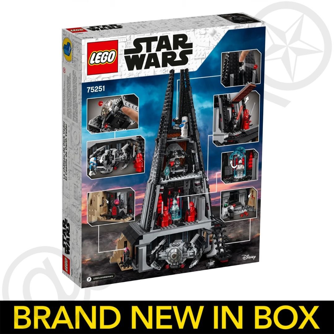LEGO 75251 Star Wars Darth Vader's Castle, Hobbies & Toys, Toys & Games ...