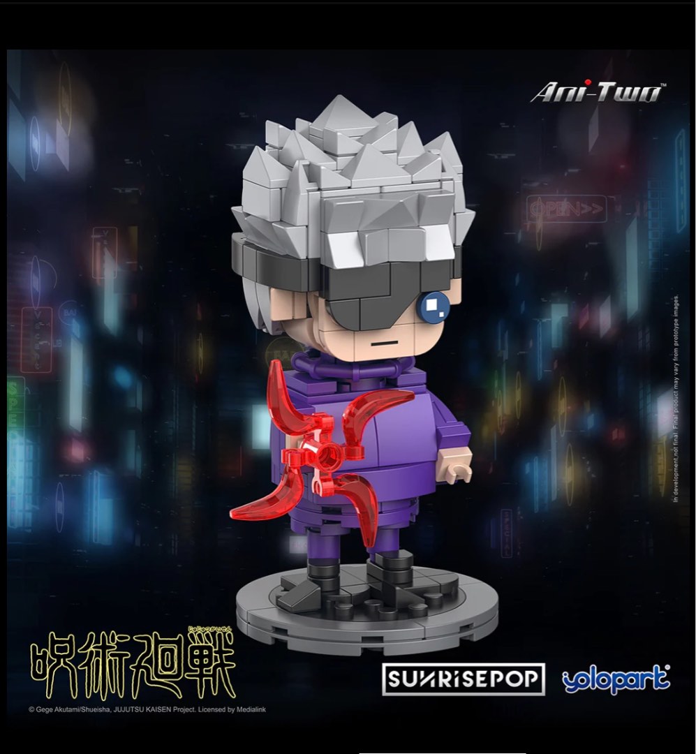 Lego compatible - JUJUTSU KAISEN BIG HEAD BRICKS - GOJO SATORU, Hobbies ...
