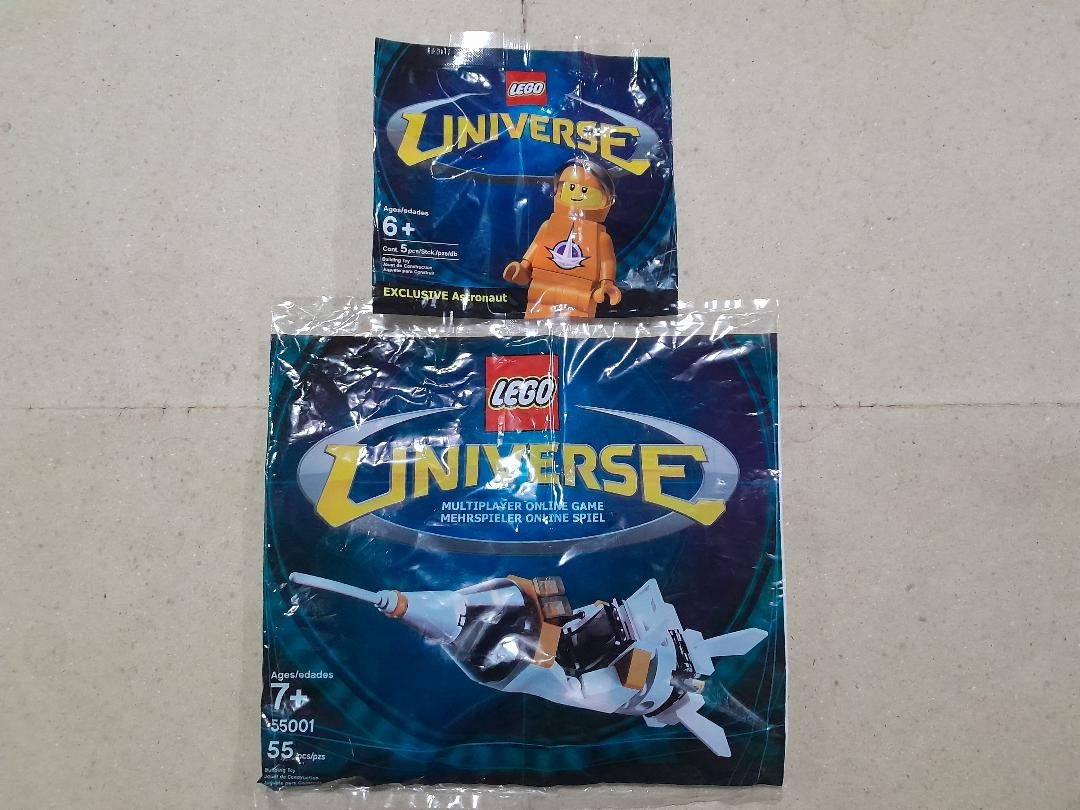 LEGO UNIVERSE Exclusive NEXUS FORCE Astronaut & Rocket Spaceship ...