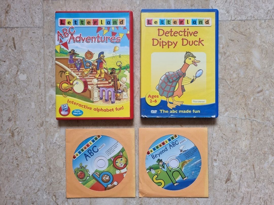 LETTERLAND DVD - ABC Adventures and Dippy Duck, Hobbies & Toys, Books ...