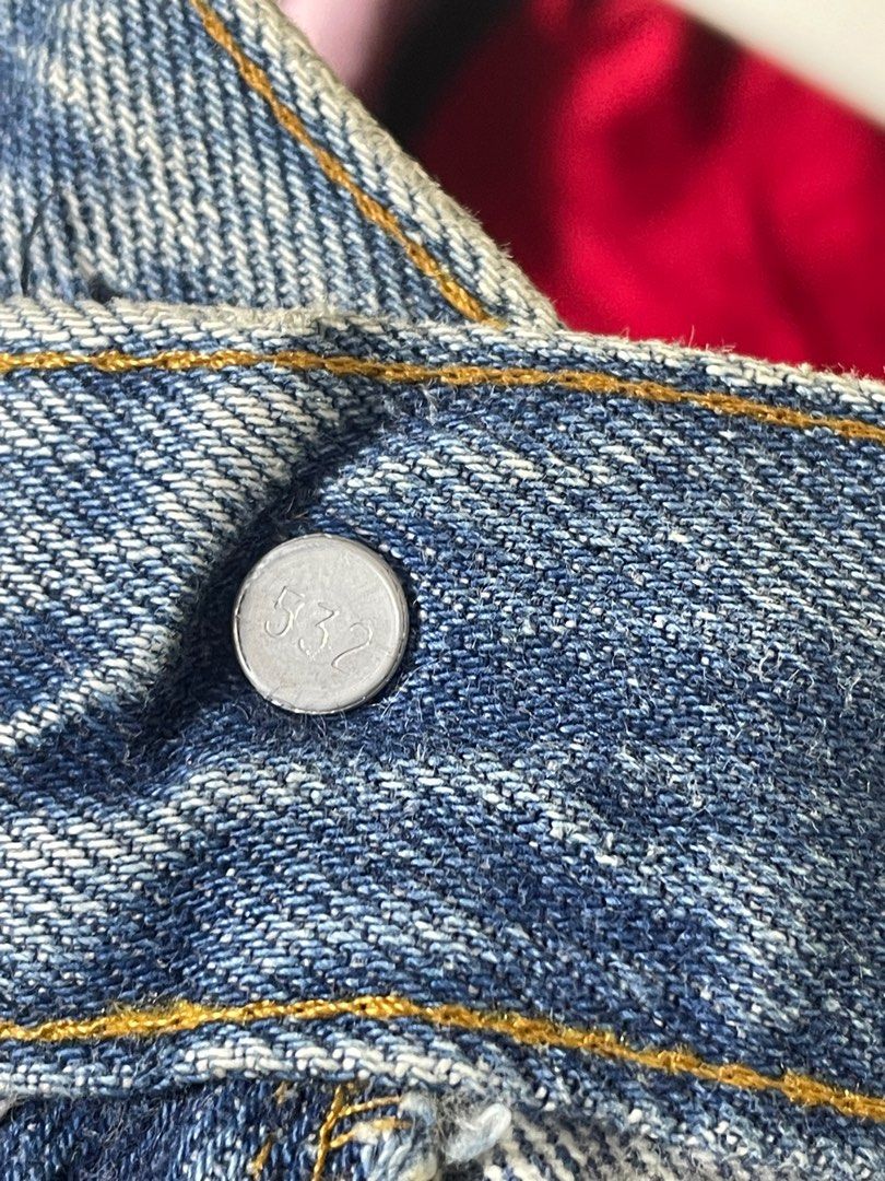 Levis 501 usa sisik ikan, Men's Fashion, Bottoms, Jeans on Carousell