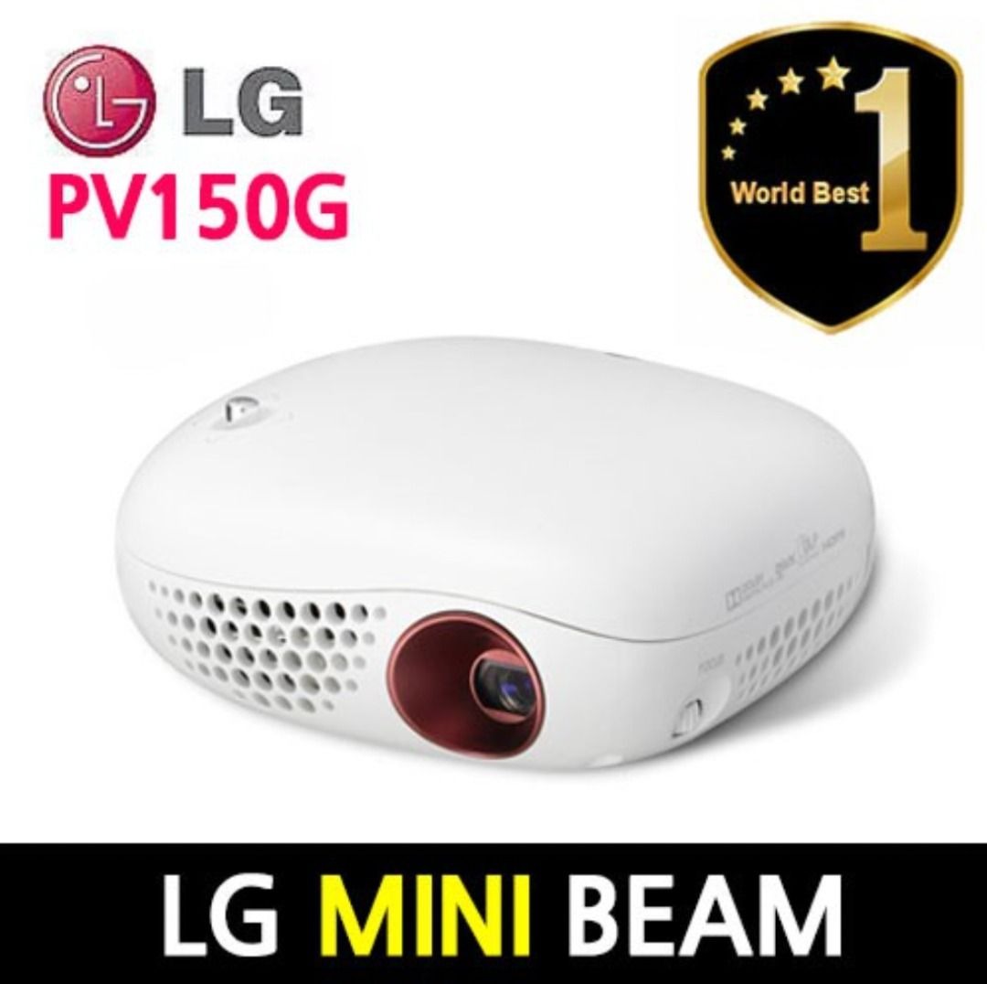 LG Mini Beam PV150G DLP projector, TV & Home Appliances, TV ...