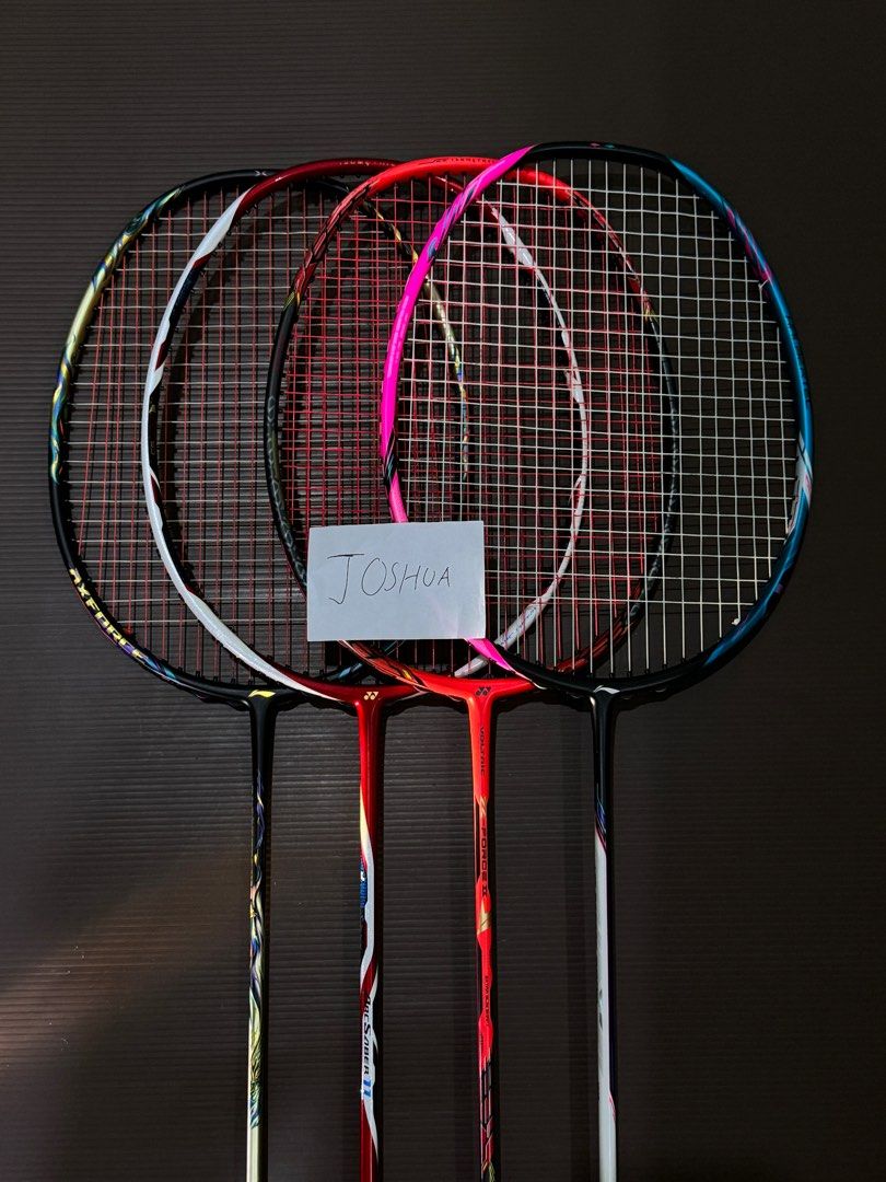 Li Ning AxForce 100/Yonex High End Racquets, Sports Equipment, Sports ...