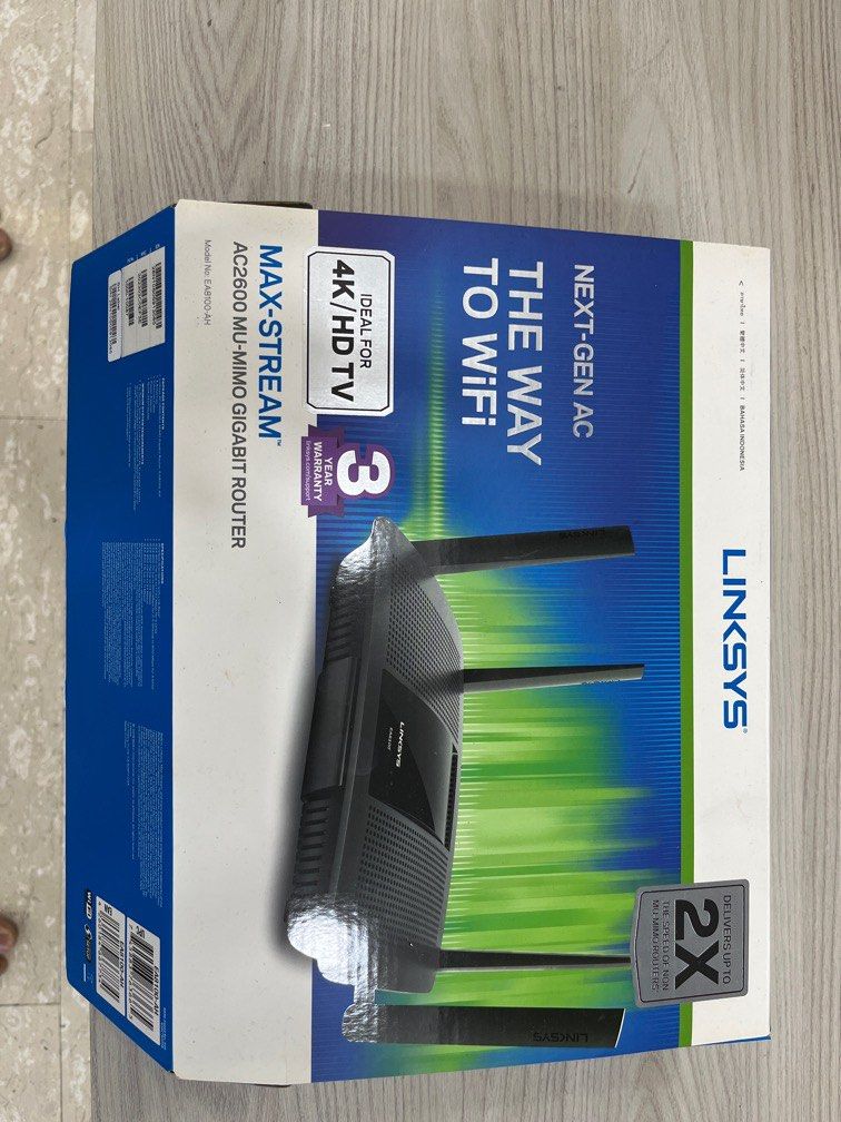 Linksys router EA 8100, Computers & Tech, Parts & Accessories ...