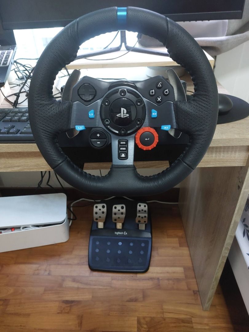 Logitech G29 Driving Force Racing Wheel, Video Gaming, Gaming ...