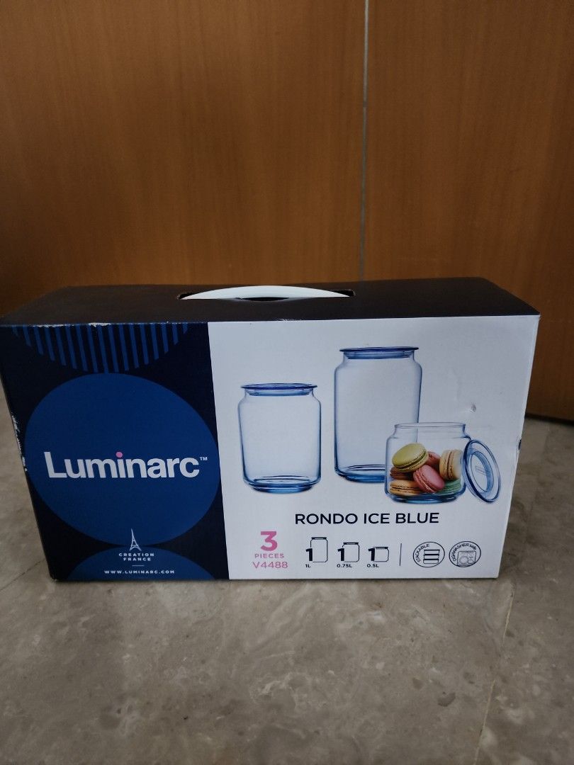 Luminarc glass containers, Furniture & Home Living, Kitchenware ...