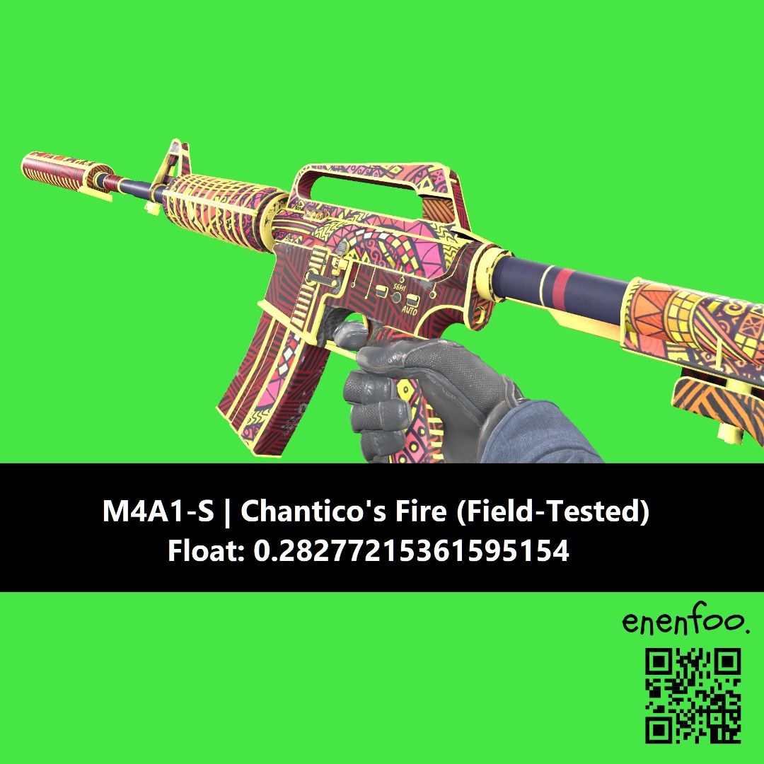 M4A1-S CHANTICO'S FIRE FT FIELD TESTED M4A1S M4 CS2 SKINS KNIFE ITEMS ...