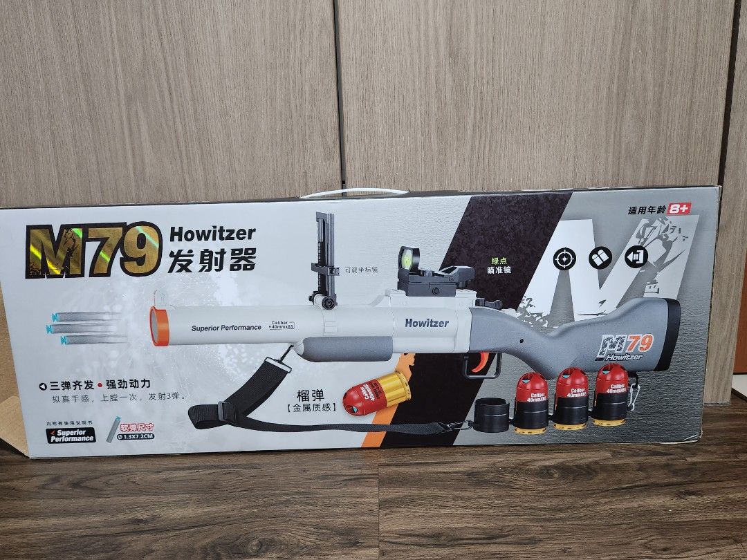 M79 Grenade launcher toy blaster, Hobbies & Toys, Toys & Games on Carousell