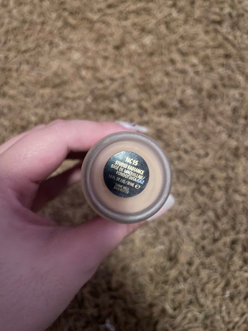 mac studio radiance serum-powered foundation in NC15, Beauty & Personal ...