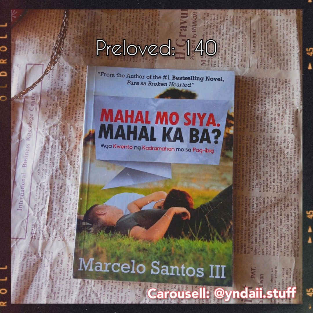 Mahal Mo Siya. Mahal Ka Ba? by Marcelo Santos III, Hobbies & Toys ...
