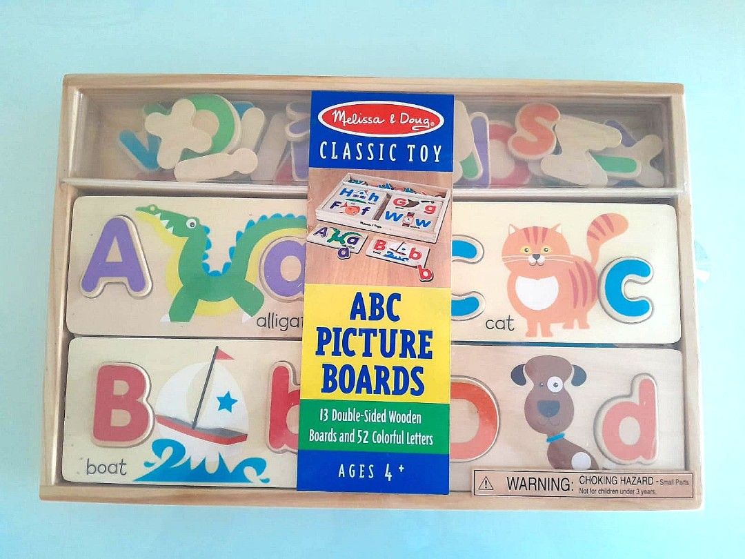 Melissa and doug ABC picture boards toy, Hobbies & Toys, Toys & Games ...