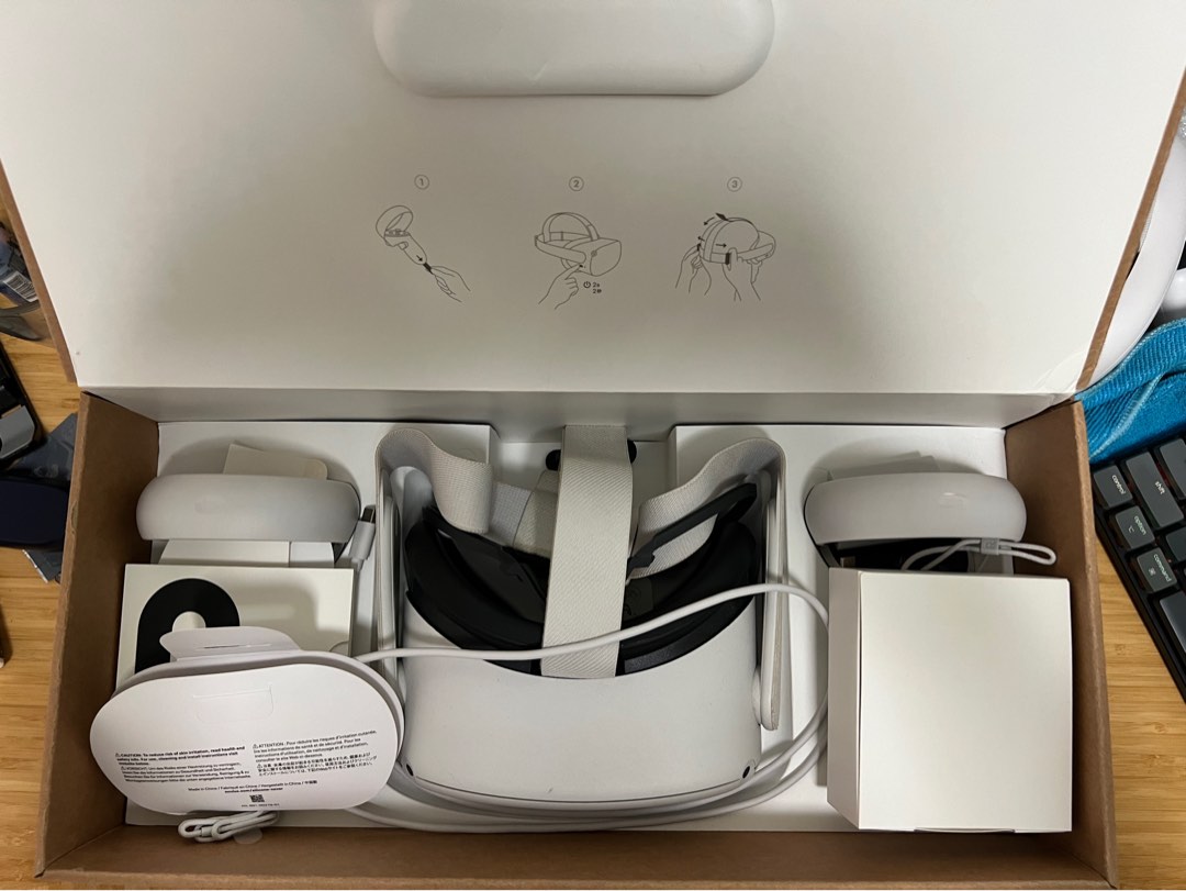 Meta Oculus Quest 2 128GB, Video Gaming, Gaming Accessories, Virtual ...