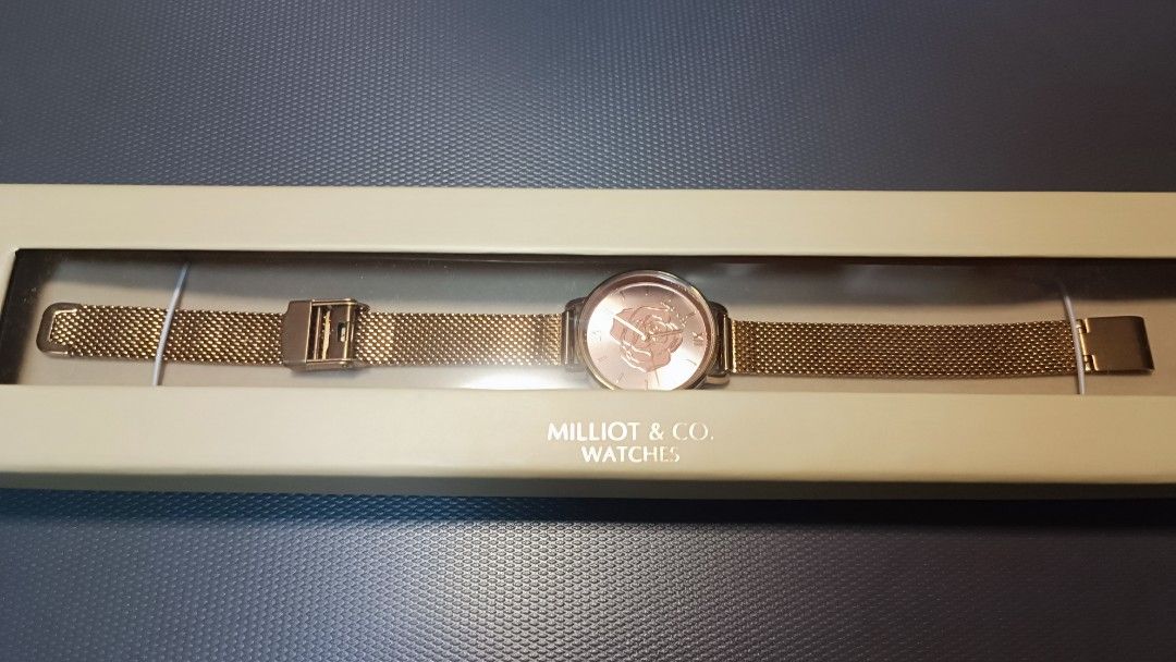 Milliot & Co Beauty and the Beast Rose Gold watch, Luxury, Watches on ...