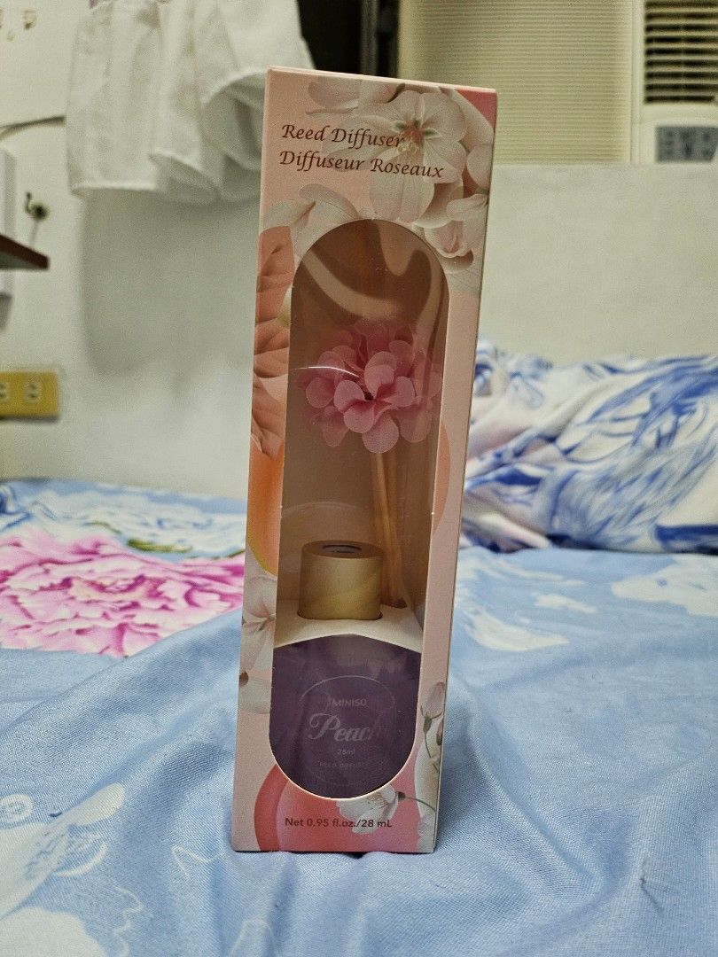 Miniso Reed Diffuser Peach 28ml, Beauty & Personal Care, Fragrance ...
