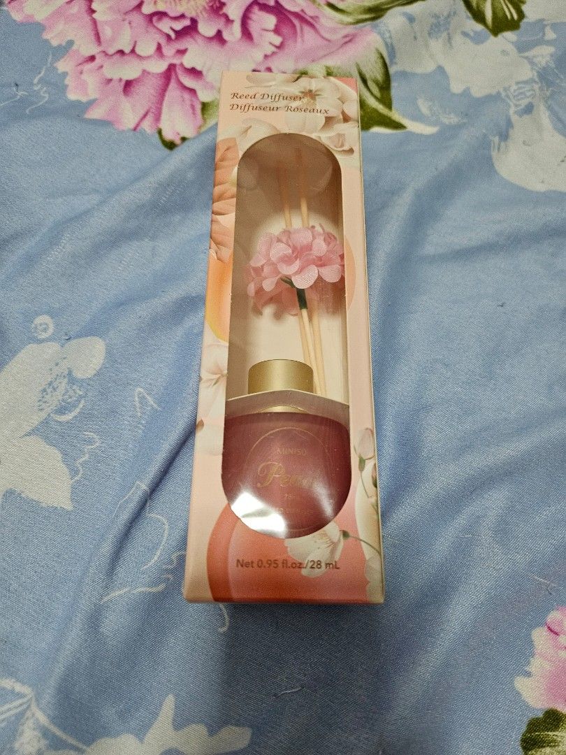 Miniso Reed Diffuser Peach 28ml, Beauty & Personal Care, Fragrance ...