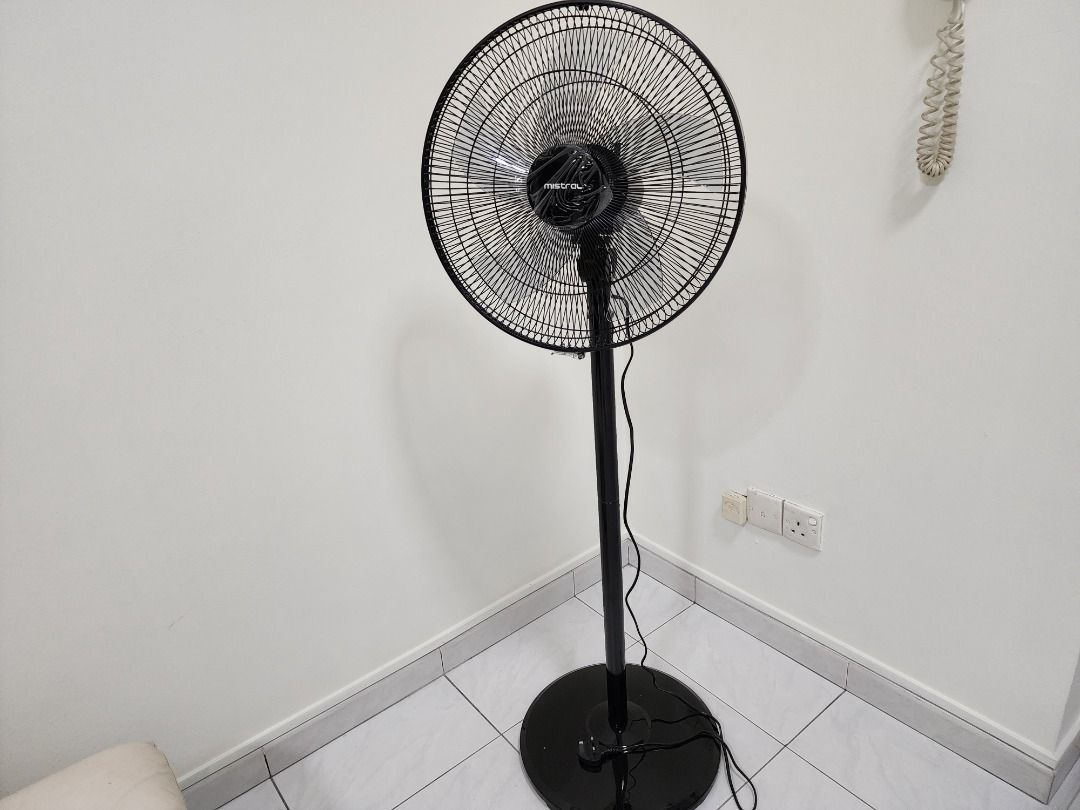 "Mistral" 16"(46cm)Electric Standing Fan. Black. New. $50, Furniture ...