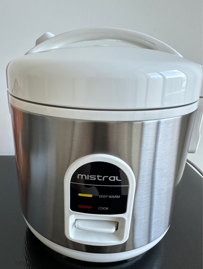 Mistral MRC101 Rice Cooker 1.0L Silver, TV & Home Appliances, Kitchen ...