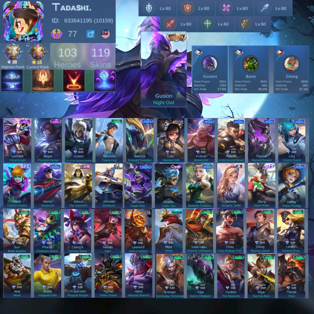 MOBILE LEGENDS / ML ACCOUNT (ALSO AVAILABLE FOR INSTALLMENT), Video ...