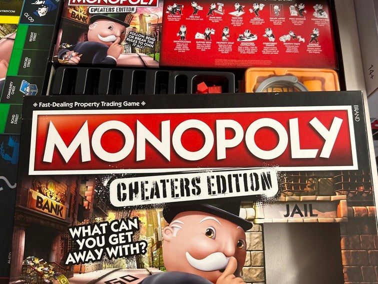 Monopoly Cheater Edition, Hobbies & Toys, Toys & Games on Carousell