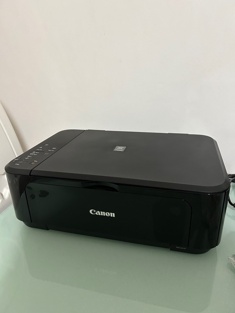 MOVING OUT SALE - Canon PIXMA MG3670 All-In-One Printer (Black ...