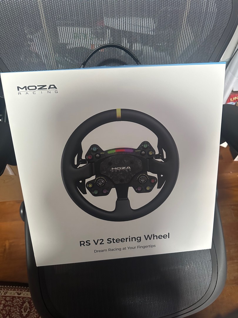 Moza RS V2 Steering wheel, Video Gaming, Gaming Accessories ...