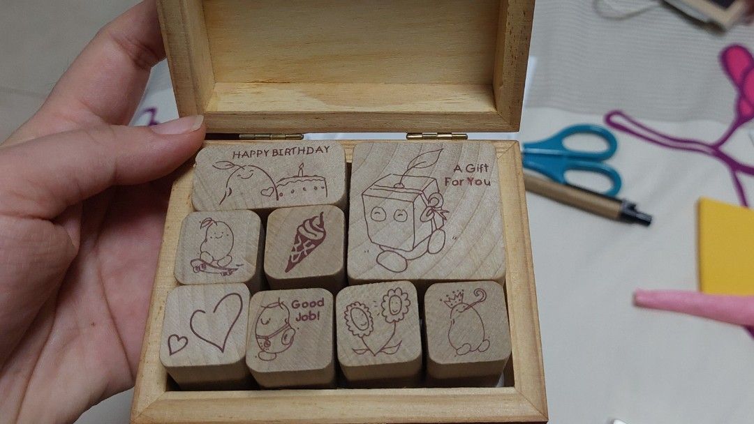 Mr Bean Stamp Set, Hobbies & Toys, Stationery & Craft, Craft Supplies ...