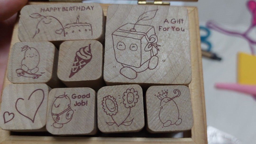 Mr Bean Stamp Set, Hobbies & Toys, Stationery & Craft, Craft Supplies ...