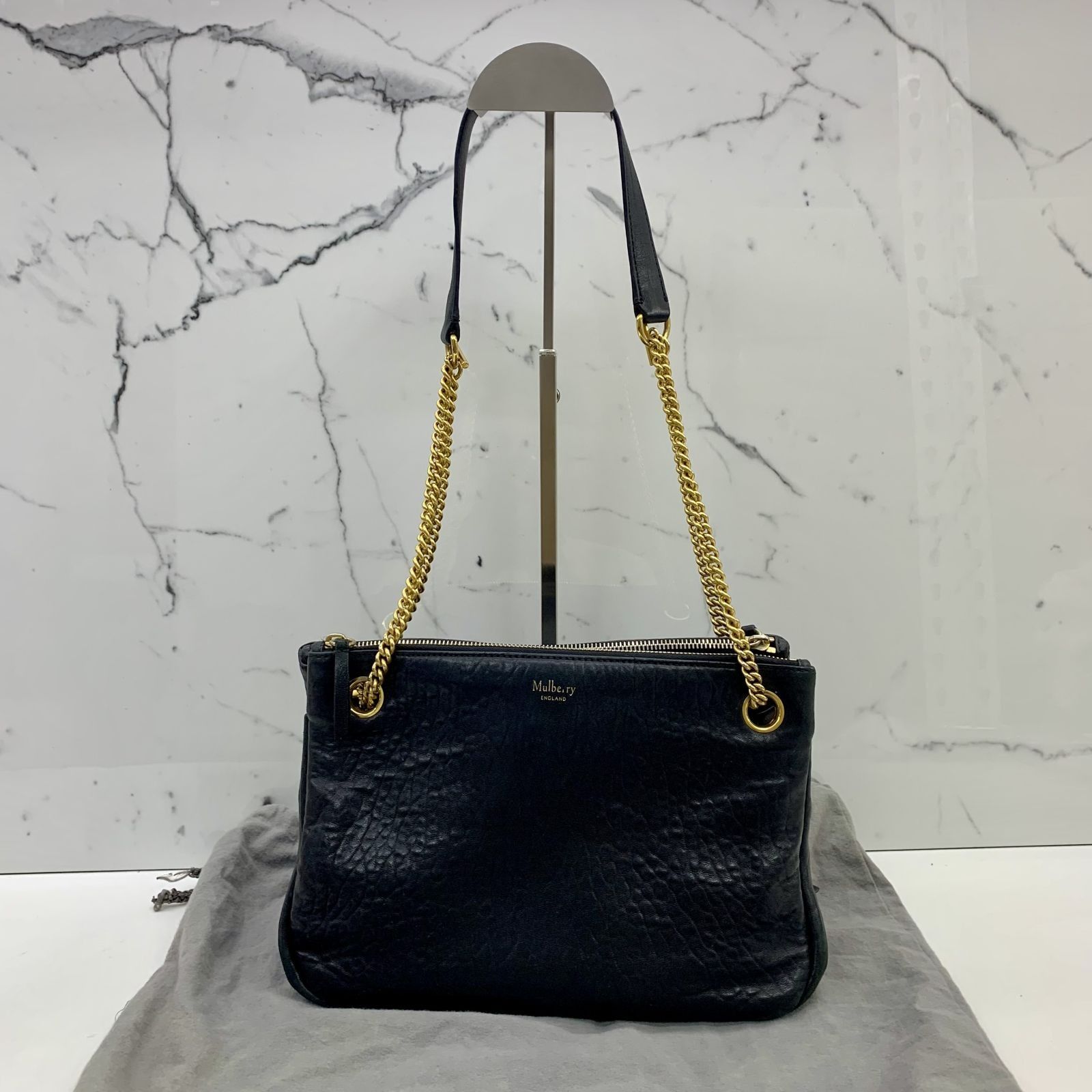 MULBERRY CHAIN DOUBLE ZIP SHOULDER BAG 237040374 KM, Luxury, Bags ...