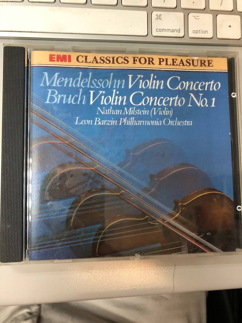 絕版Violin小提琴 Nathan Milstein Mendelssohn & Bruch CD, 興趣及遊戲, 音樂、樂器 & 配件 ...