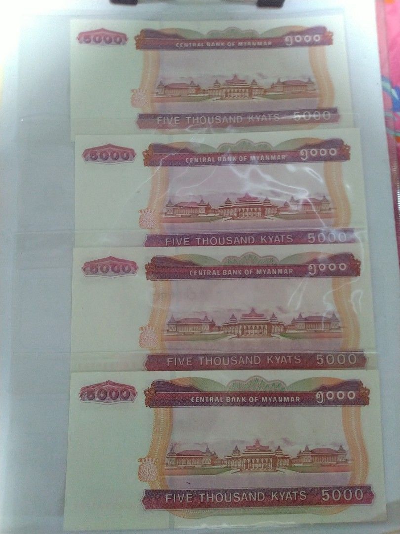 Myanmar new notes (5000 kyats), Hobbies & Toys, Memorabilia ...
