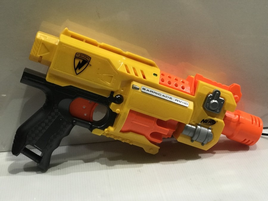 Nerf Barricade RV-10 (elek OFF), Toys & Collectibles, Mainan di Carousell