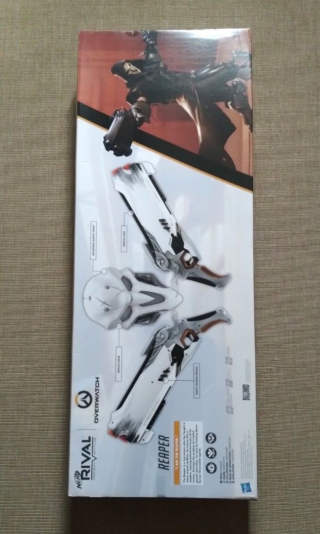 Nerf Rival OverWatch Reaper ( Wight Edition ) Collector Pack 🔥🔥Pls ...