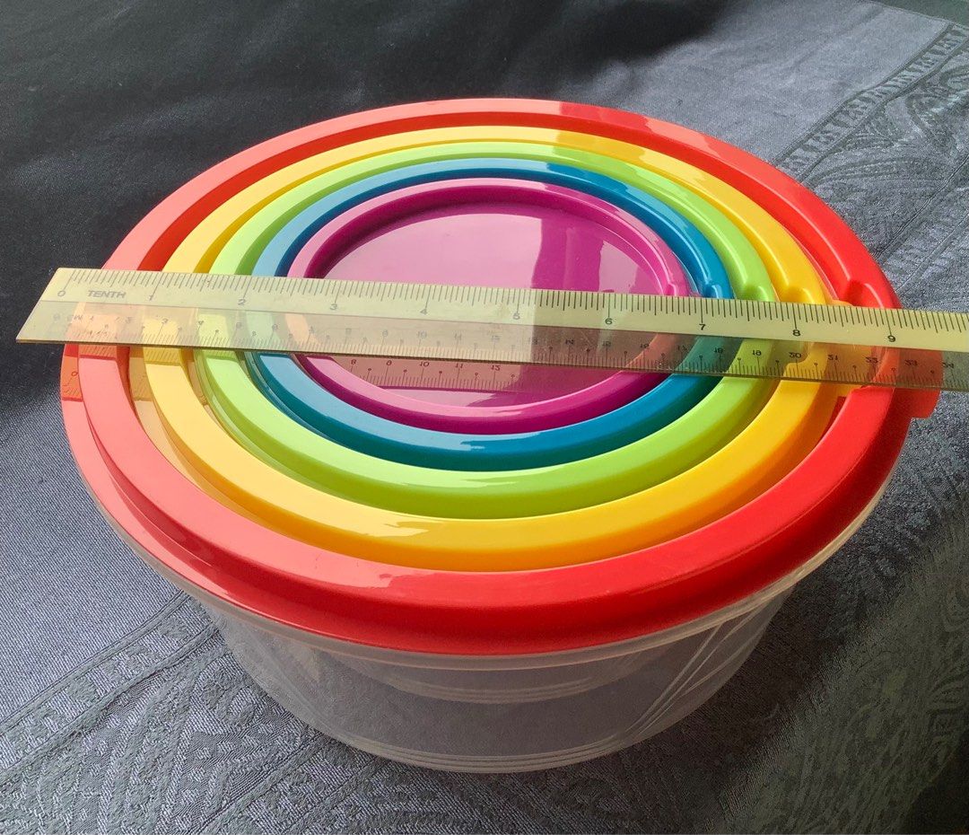 Nested plastic containers, Furniture & Home Living, Kitchenware ...