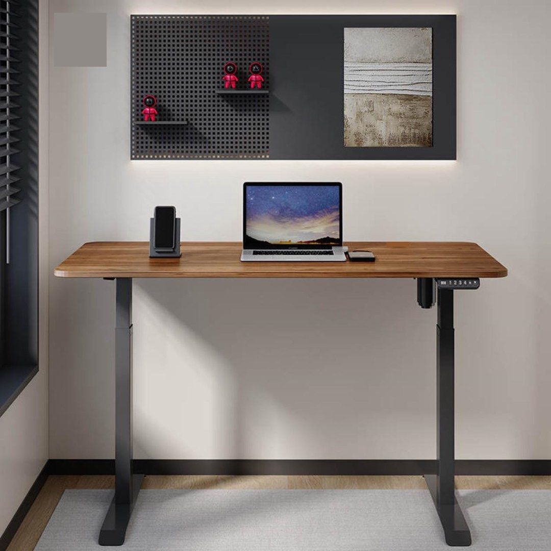 New: 1m/1.2m Electric Standing Desk, Furniture & Home Living, Furniture ...