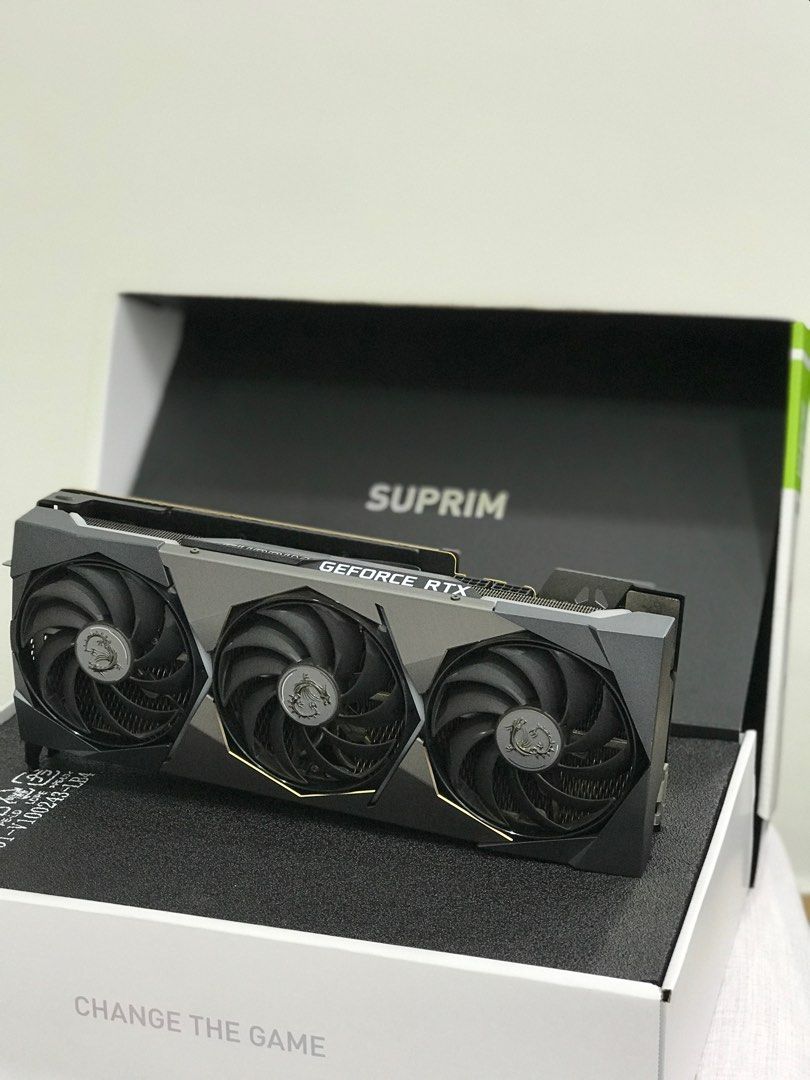 NEW GPU from RMA SEPTEMBER 2023 MSI SUPRIM X 3080 with box, Computers & Tech, Parts ...