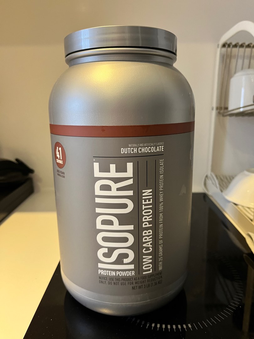 NEW Isopure protein powder, Health & Nutrition, Health Supplements ...