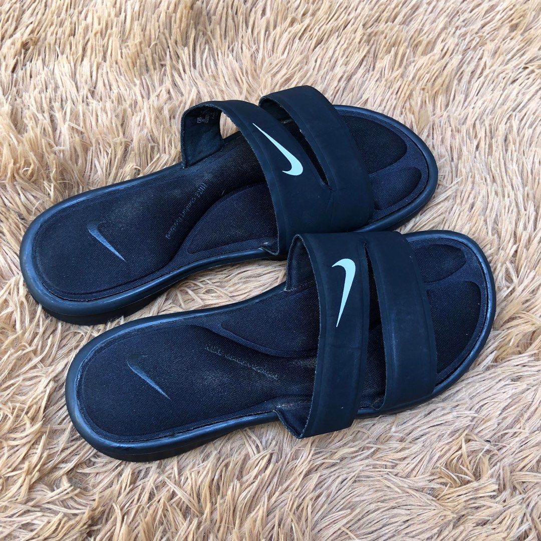 NIKE ULTRA COMFORT FOOTBED SLIDES, Women's Fashion, Footwear, Flats ...