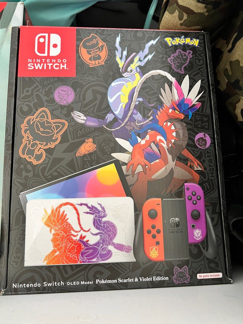 Nintendo Switch OLED Pokémon limited edition, Video Gaming, Video Game ...
