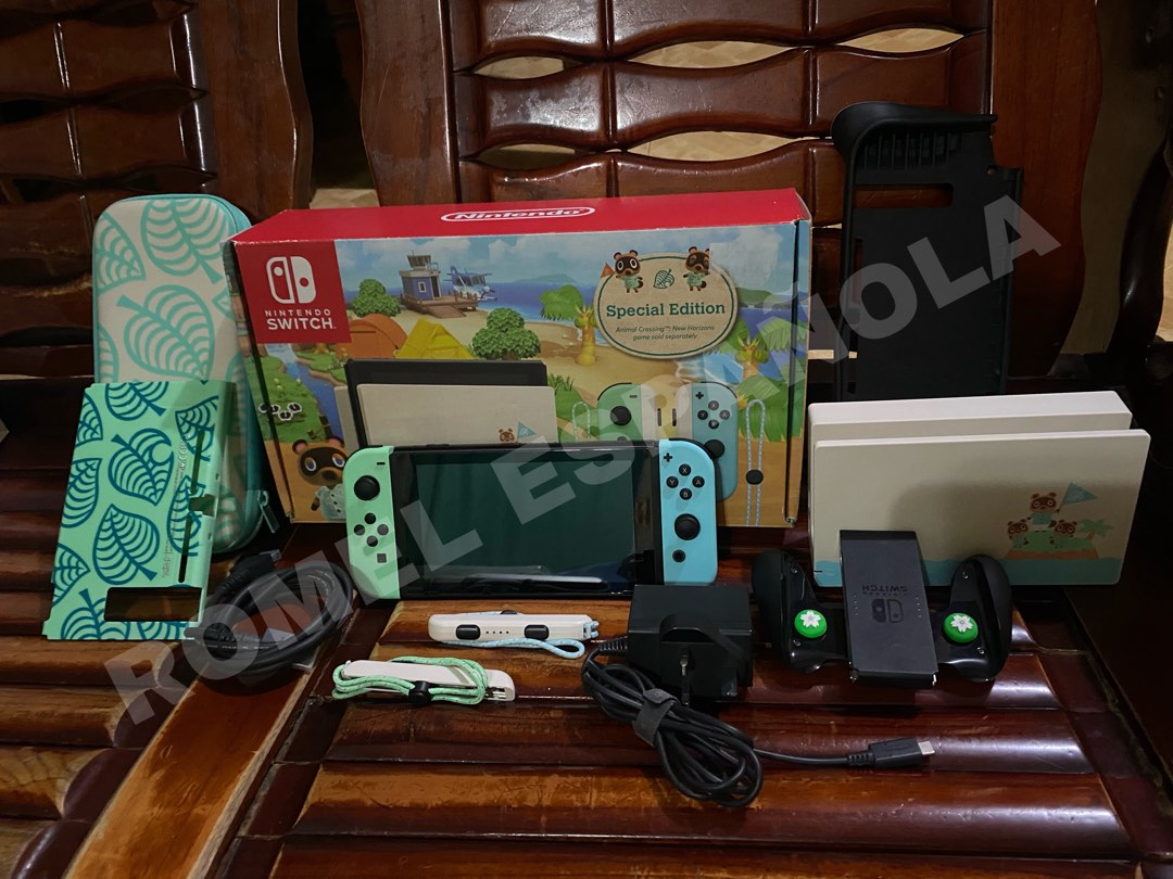 Nintendo Switch v2 ( Animal Crossing Edition ), Video Gaming, Video ...