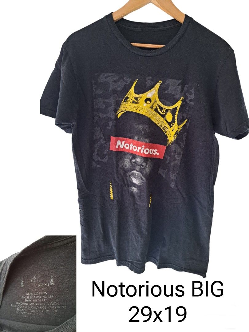 Notorious BIG Shirt, Men's Fashion, Tops & Sets, Tshirts & Polo Shirts ...