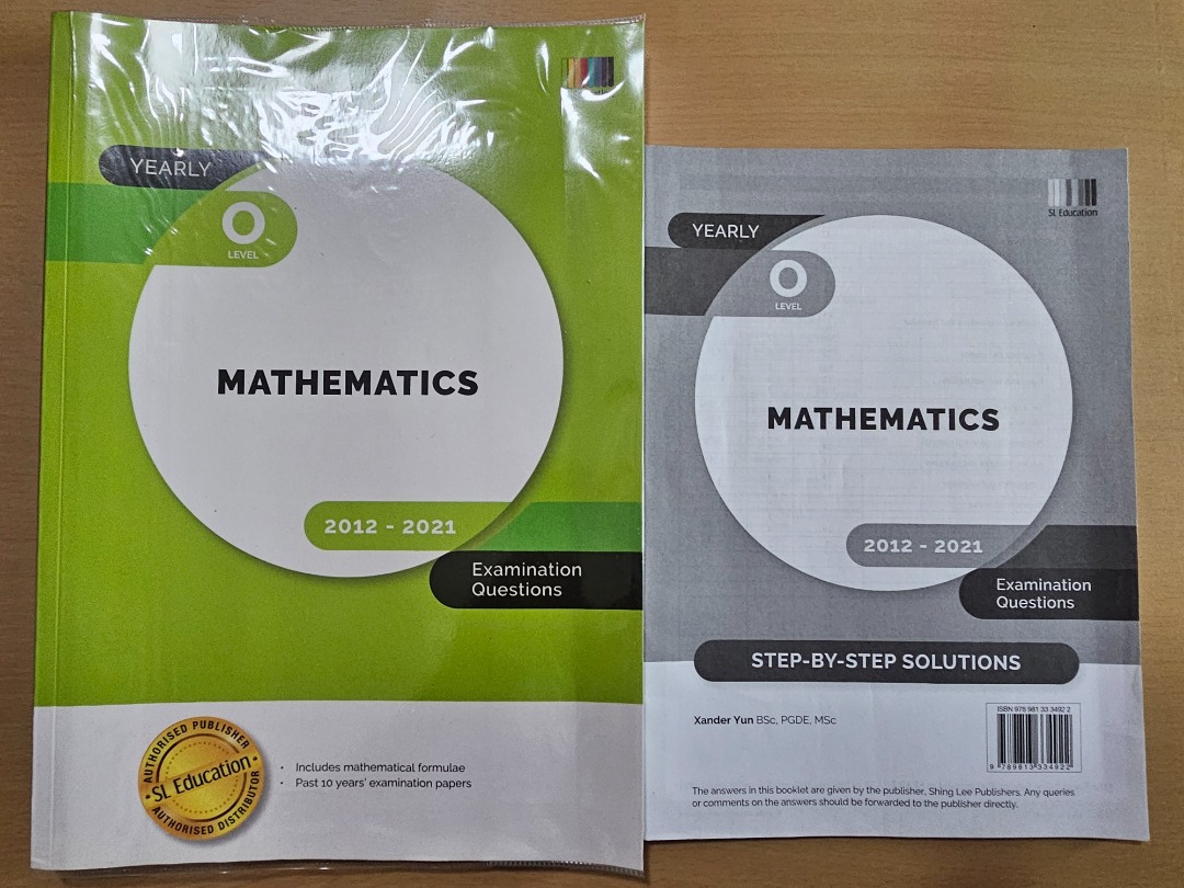 O Level Mathematics 10 Years Series Examination Questions, Hobbies ...