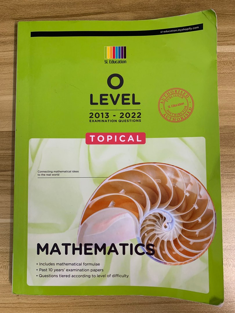 O-Level Math TYS Topical + FREE REVISION BOOKLET, Hobbies & Toys, Books ...