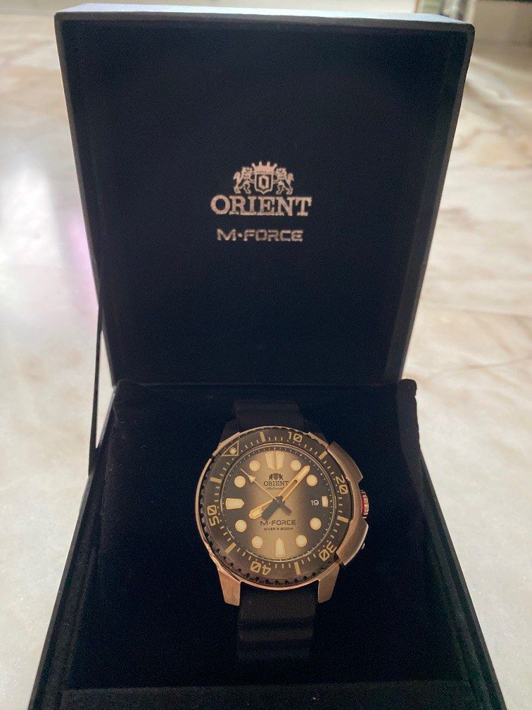 Orient M-Force Limited Edition RA-AC0L05G00B, Men's Fashion, Watches ...