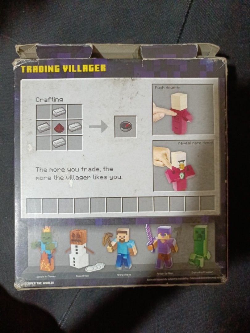 Original Minecraft survival mode trading villager (RUSH), Hobbies ...