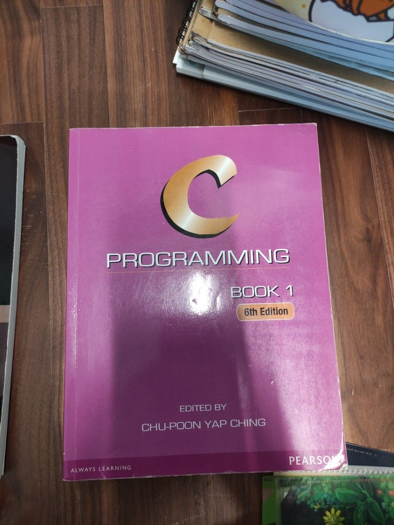 Pearson C Programming Book 1 6th Edition, Hobbies & Toys, Books & Magazines, Textbooks on Carousell